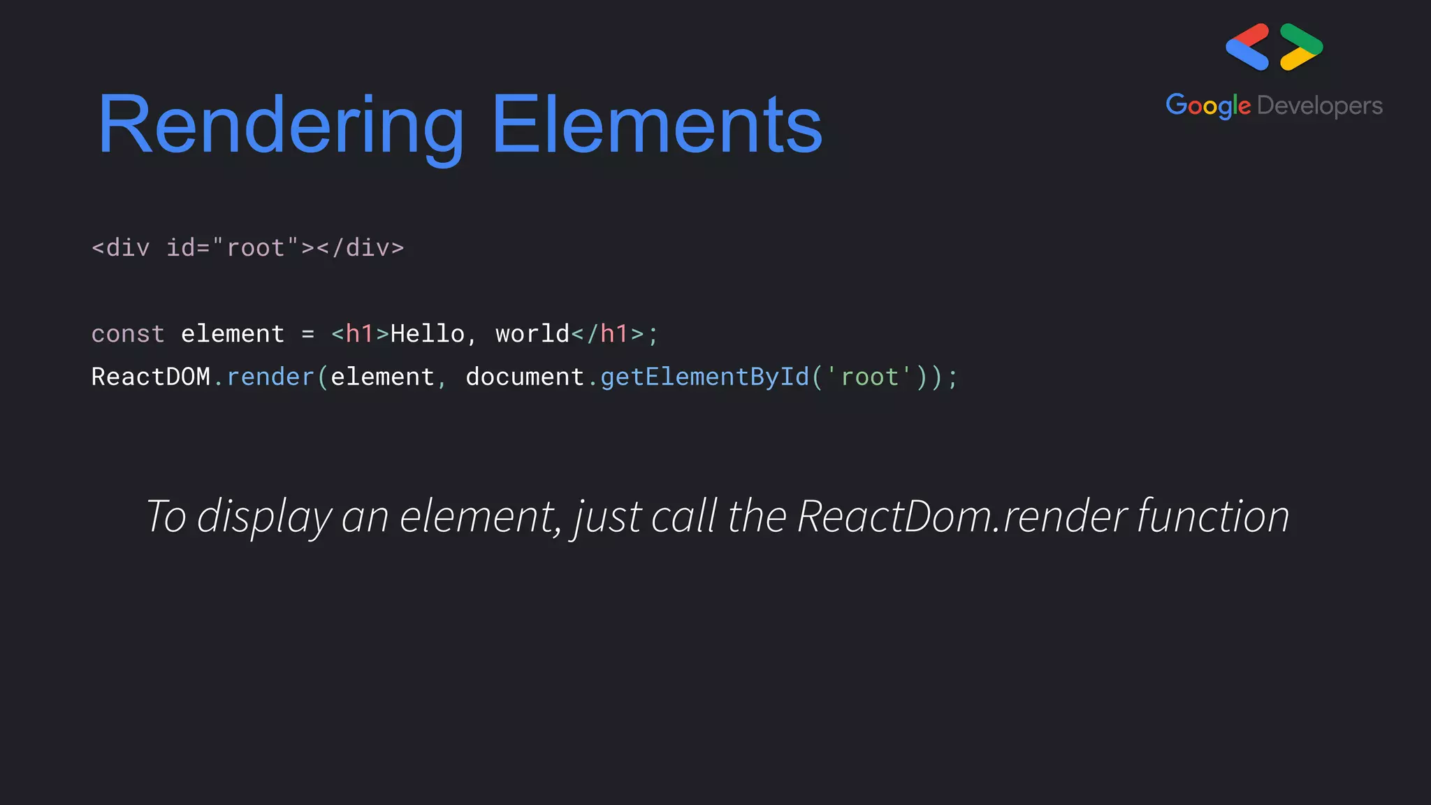 Intro to React | PPT
