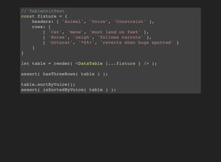 Intro to React - TucsonJS | PPT