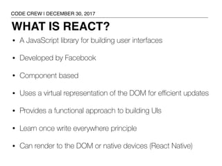 Intro to React | PPT