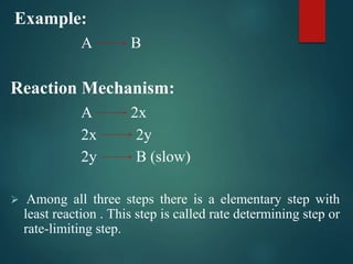 Intro to reaction enggineering | PPTX