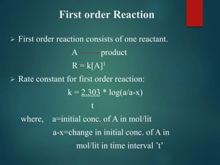 Intro to reaction enggineering | PPT