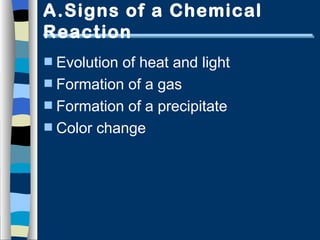 Intro to reactions | PPT