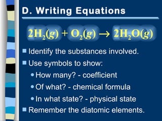 Intro to reactions | PPT | Chemistry | Science