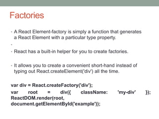 Intro to React.js