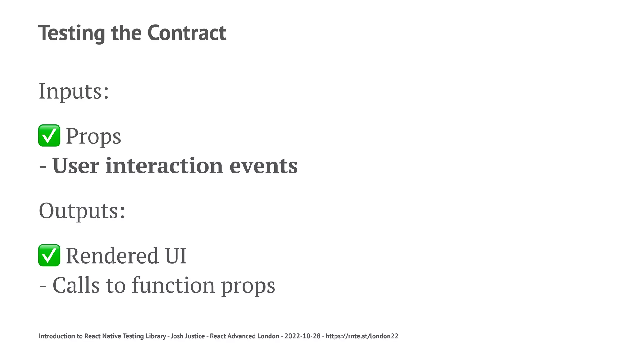 Intro to React Native Testing Library | PDF
