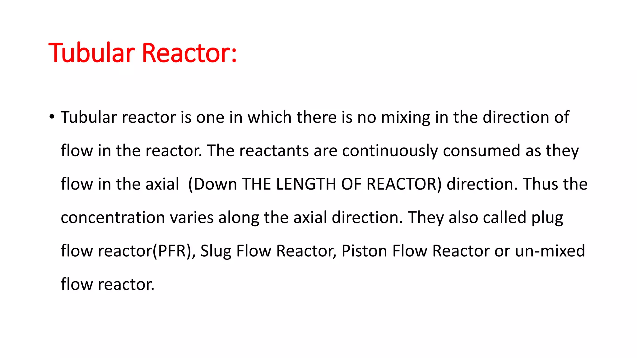 Intro to reactor design | PPTX