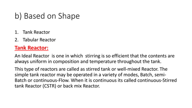Intro to reactor design | PPTX