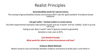 Intro to realist research | PPTX