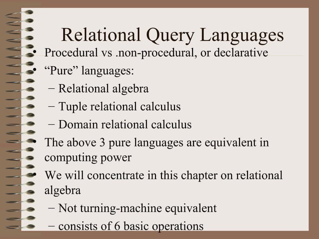 Intro to relational model | PPT