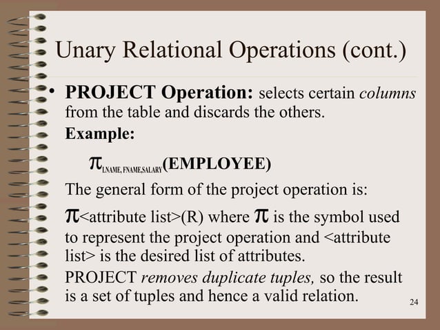 Intro to relational model | PPT