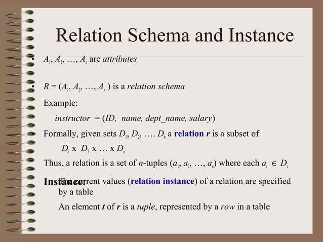 Intro to relational model | PPT