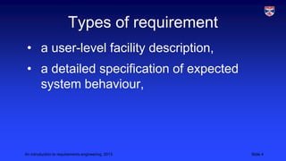 Intro to requirements eng. | PPT