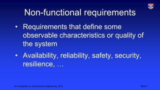 Intro to requirements eng. | PPT