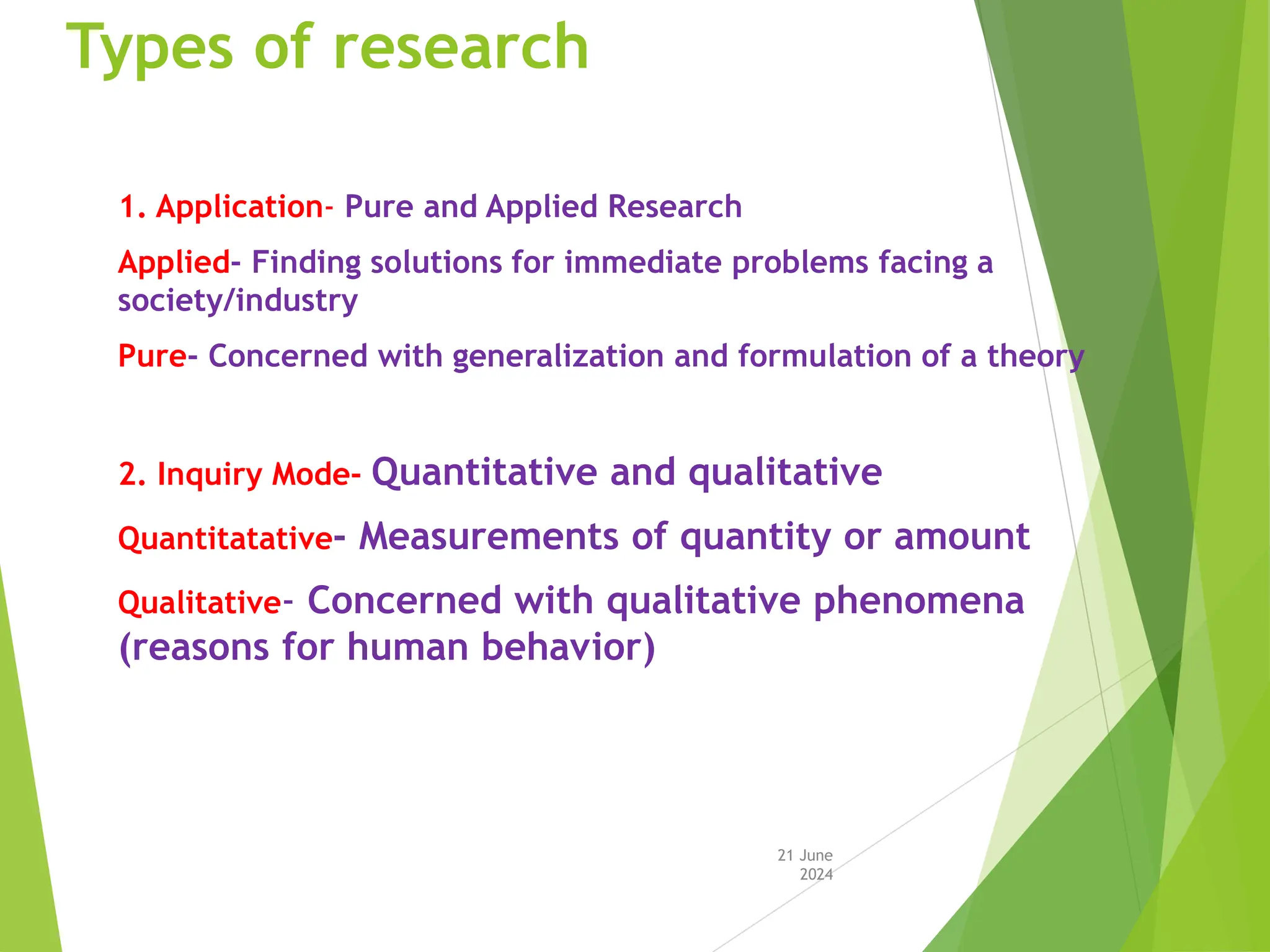 Intro to research methodology ppt for students | PPT