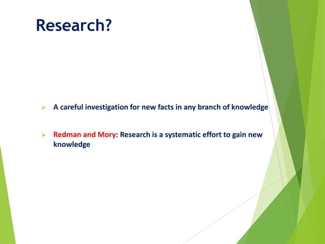 Intro to research methodology ppt for students | PPT