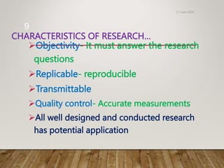 Intro to research methodology ppt for all | PPT