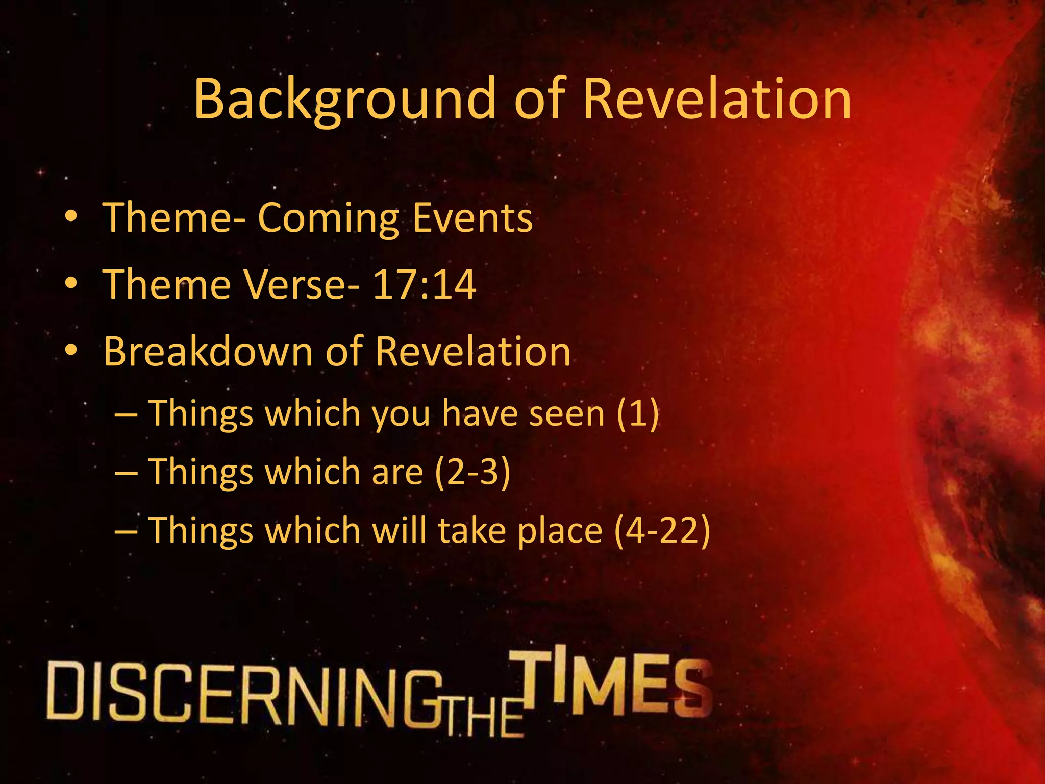 Intro To Revelation Pptx
