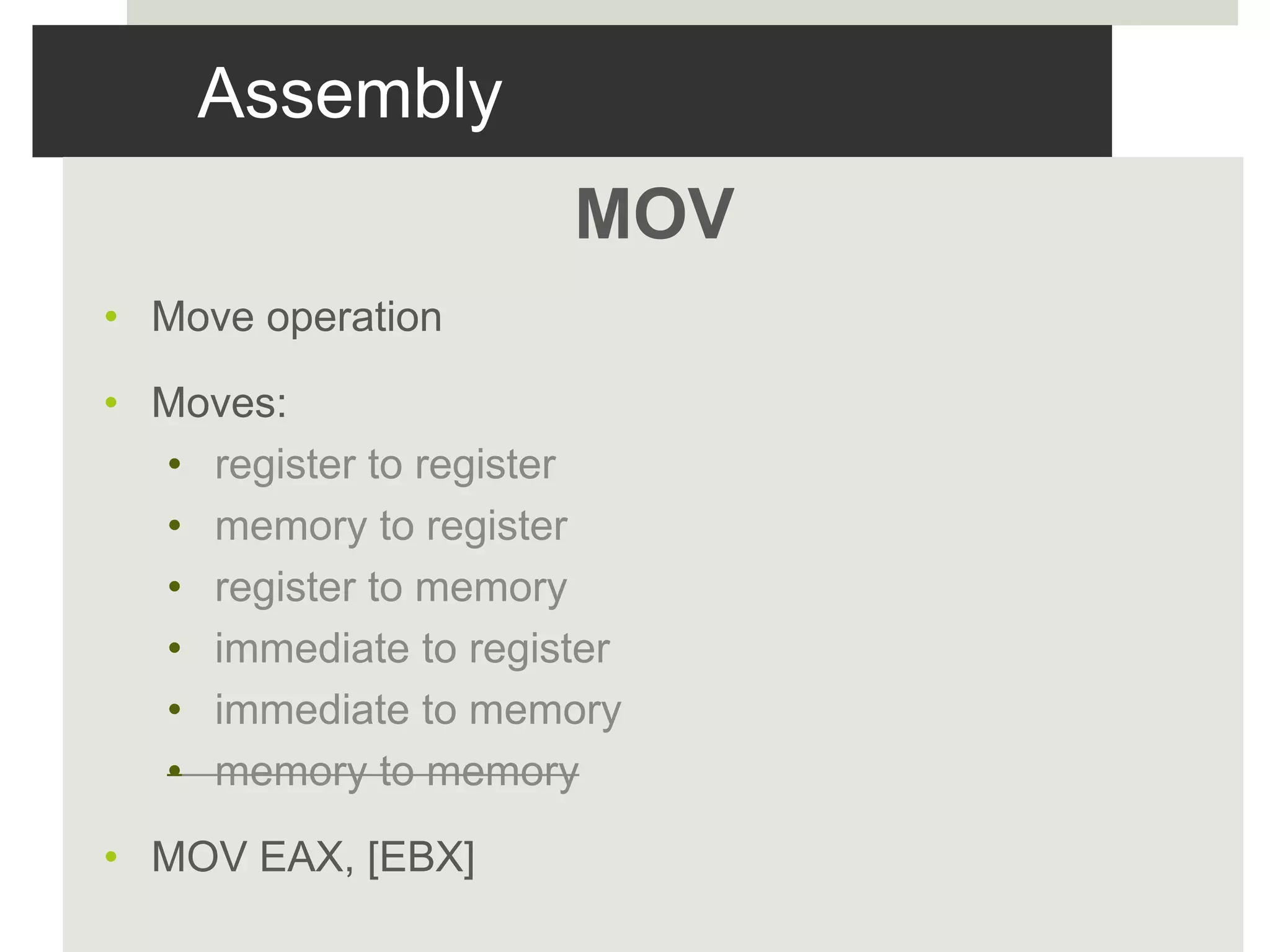 Intro to reverse engineering owasp | PPTX