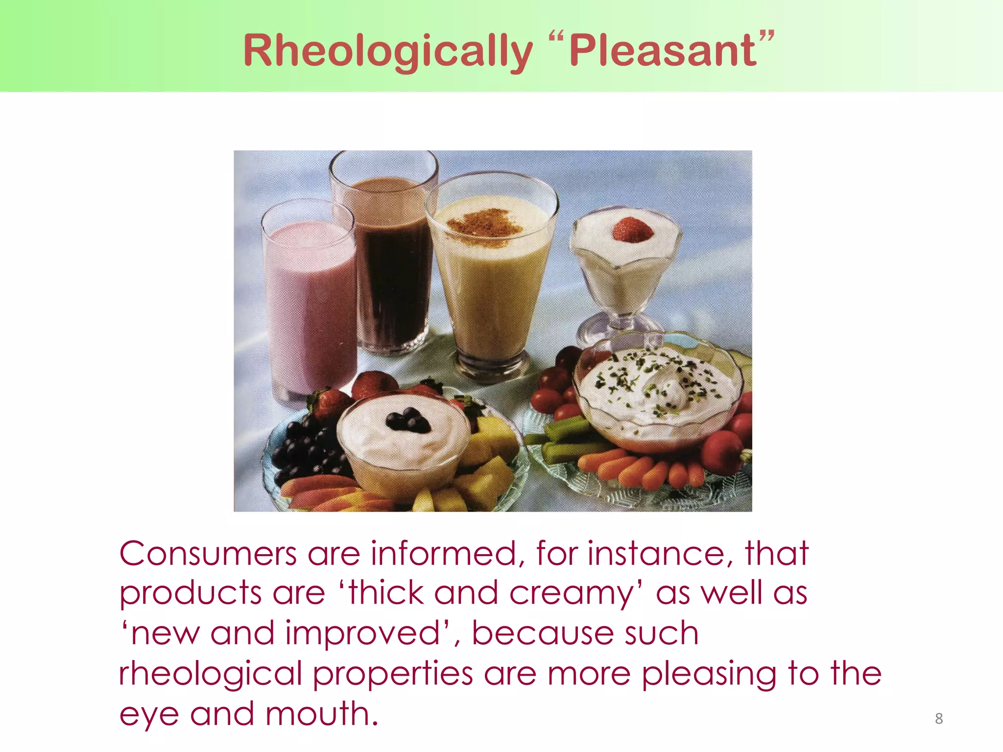 Introduction to Food Rheology | PDF