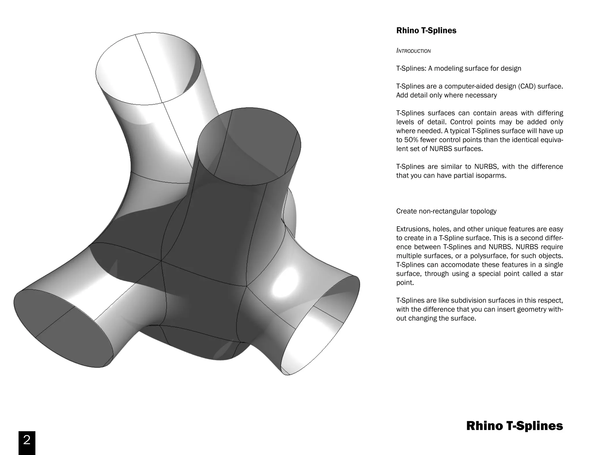 Intro to Rhino T Splines | PDF