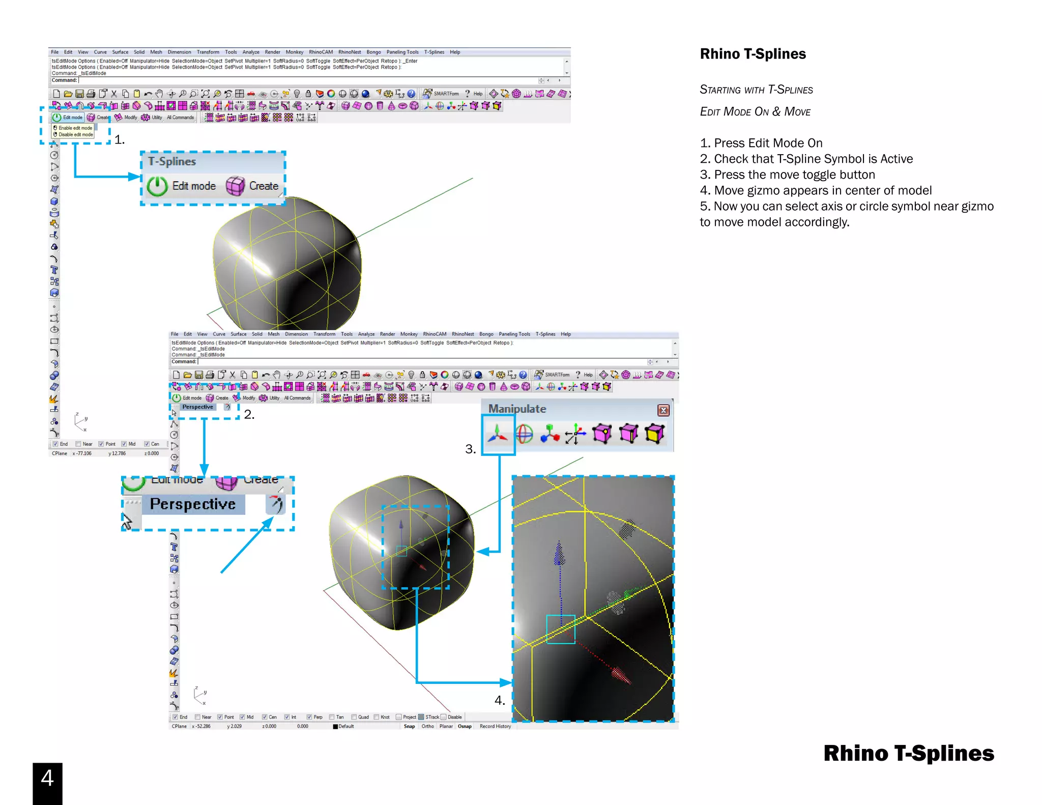 Intro to Rhino T Splines | PDF