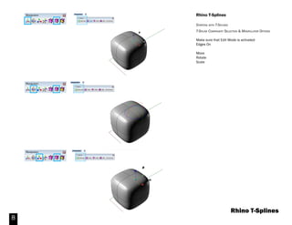 Intro to Rhino T Splines | PDF