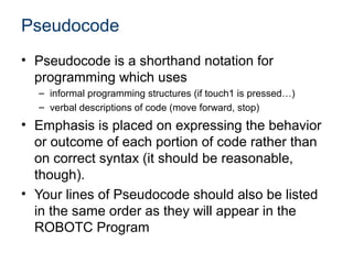 Intro to RobotC | PPT