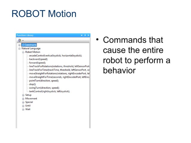 Intro to RobotC | PPT | Free Download