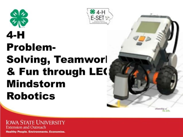 Intro to robotics d seilstad 4h robotics findout session | PPTX | Robotics | Technology & Computing