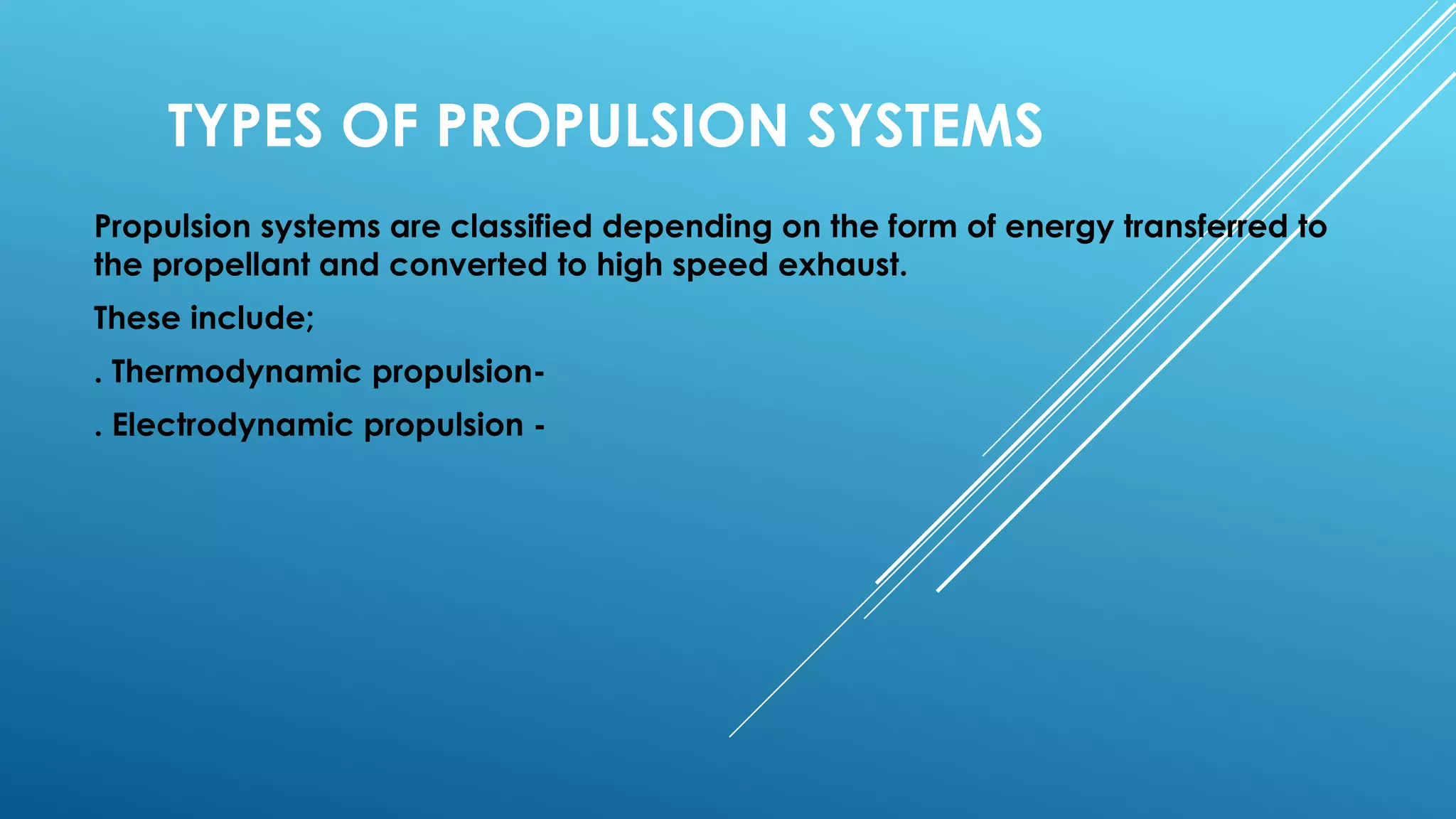 Intro to rocket propulsion | PPTX