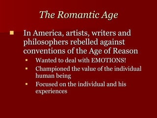 Intro To Romanticism And The Romantic Hero | PPT