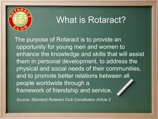 Introduction to Rotaract | PPT