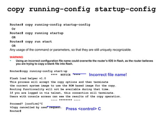 Intro to router_config | PPT
