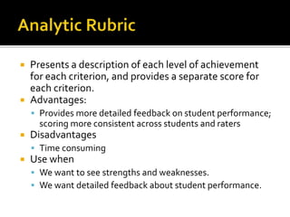 Intro to rubric | PPTX