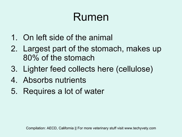 Intro to ruminant digestion | PPS | Nutrition | Healthy Living