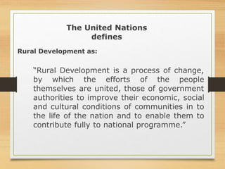 Intro to Rural Development Strategies and Approaches.ppt | Agriculture ...