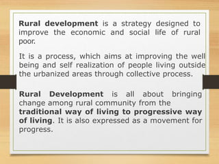 Intro to Rural Development Strategies and Approaches.ppt | Agriculture ...