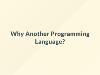 Introduction to Rust Programming Language | PPT