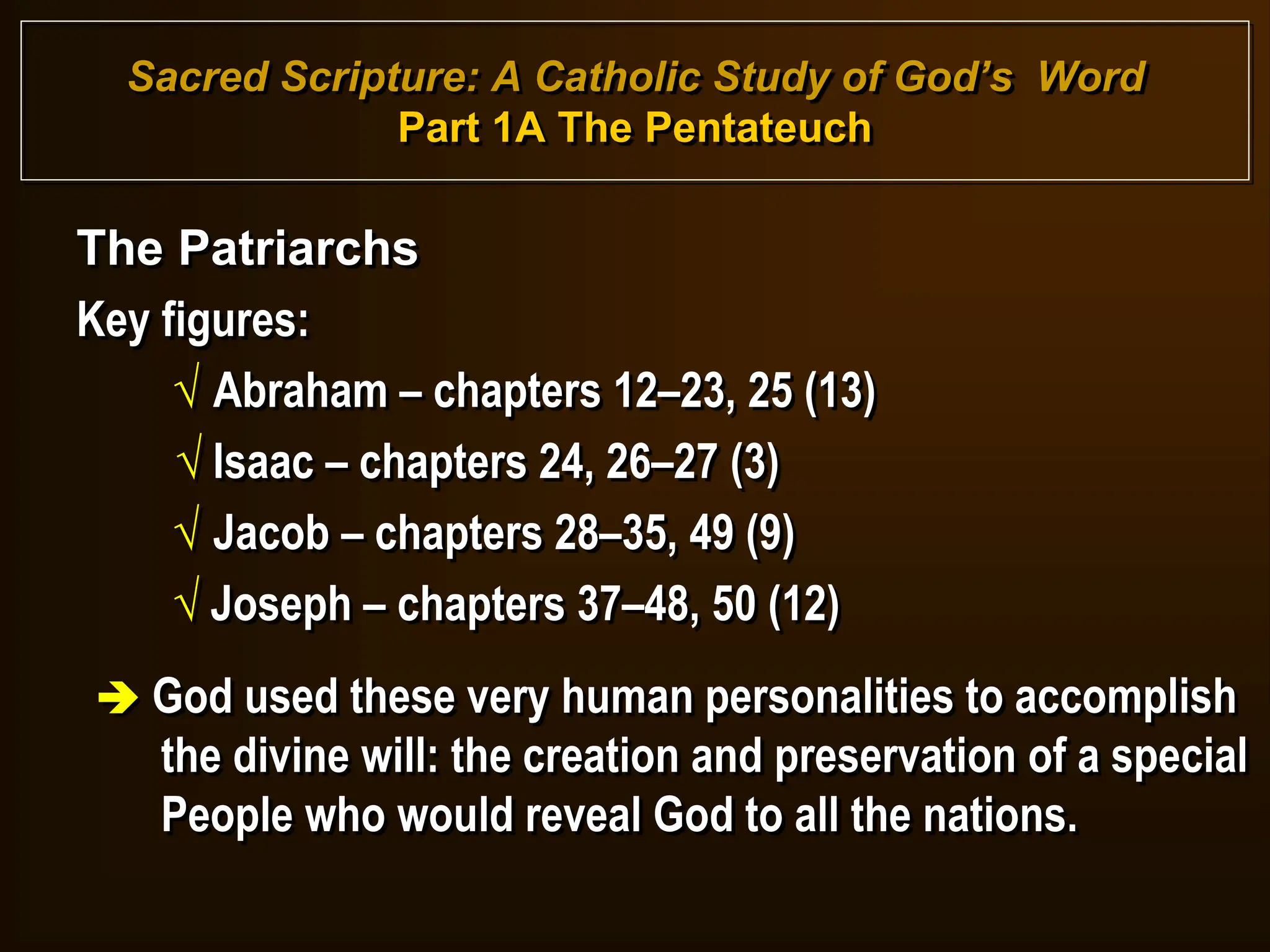 INTRO TO SACRED SCRIPTURE - PENTATEUCH (1).ppt