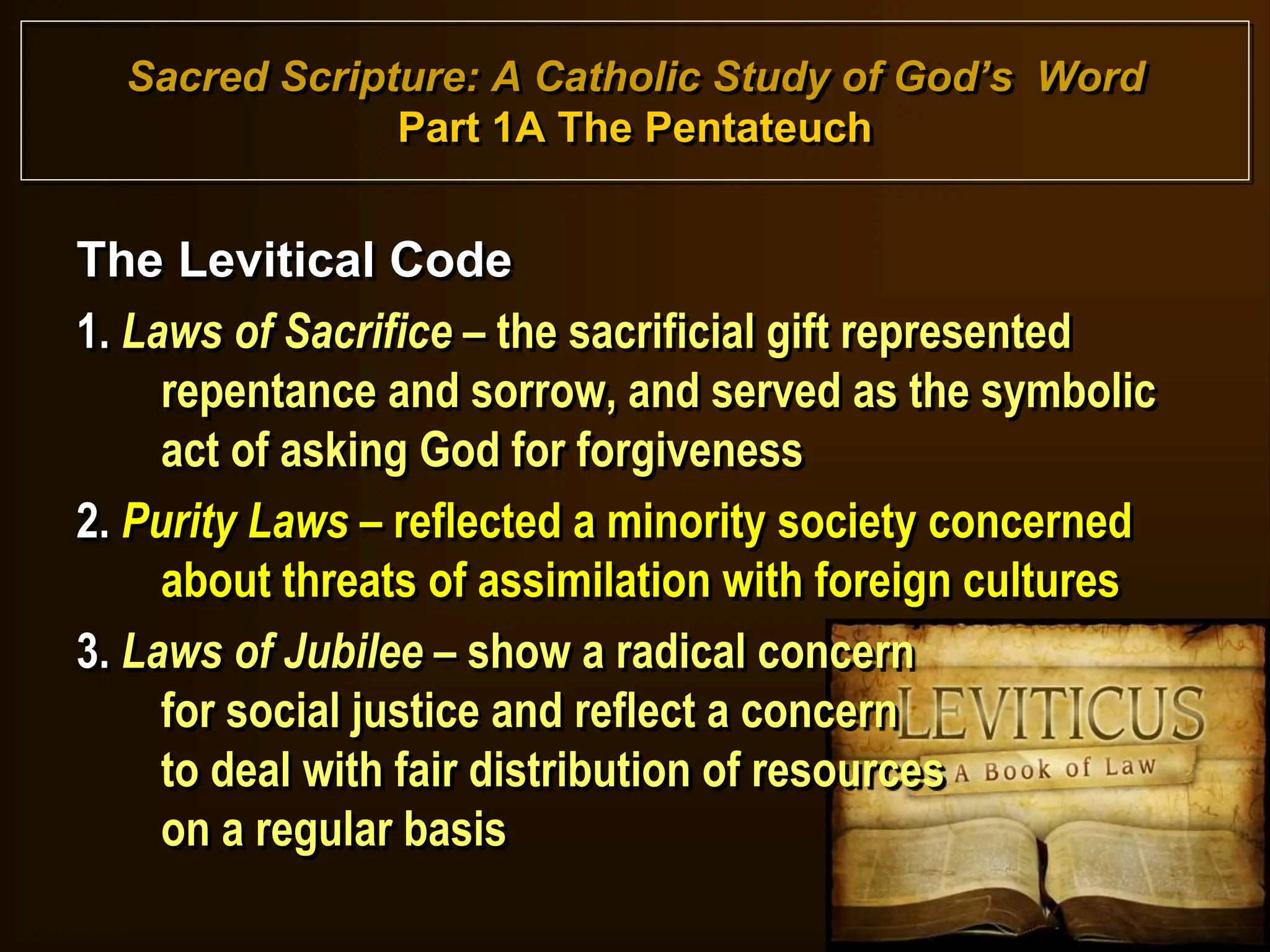 INTRO TO SACRED SCRIPTURE - PENTATEUCH (1).ppt