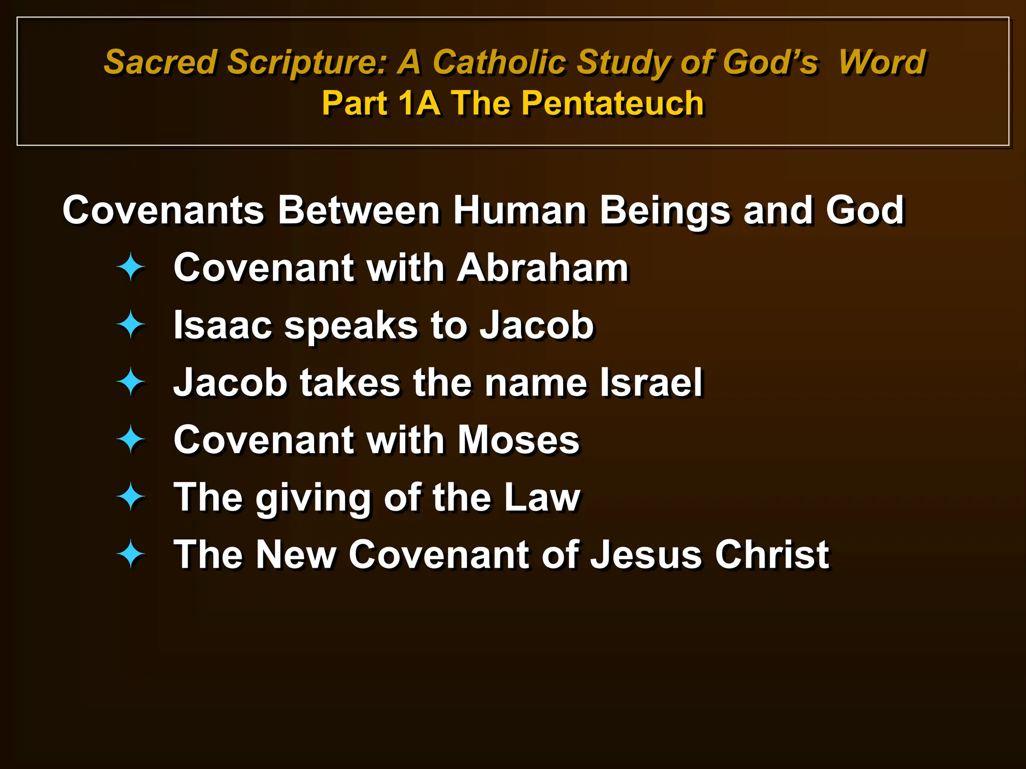 INTRO TO SACRED SCRIPTURE - PENTATEUCH (1).ppt
