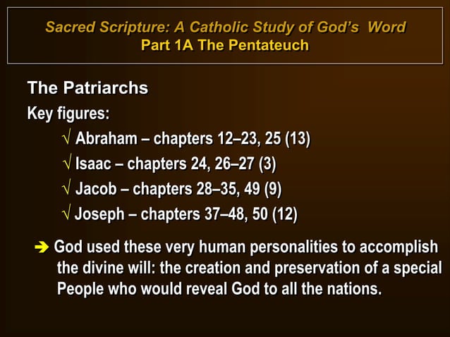 INTRO TO SACRED SCRIPTURE - PENTATEUCH (1).ppt