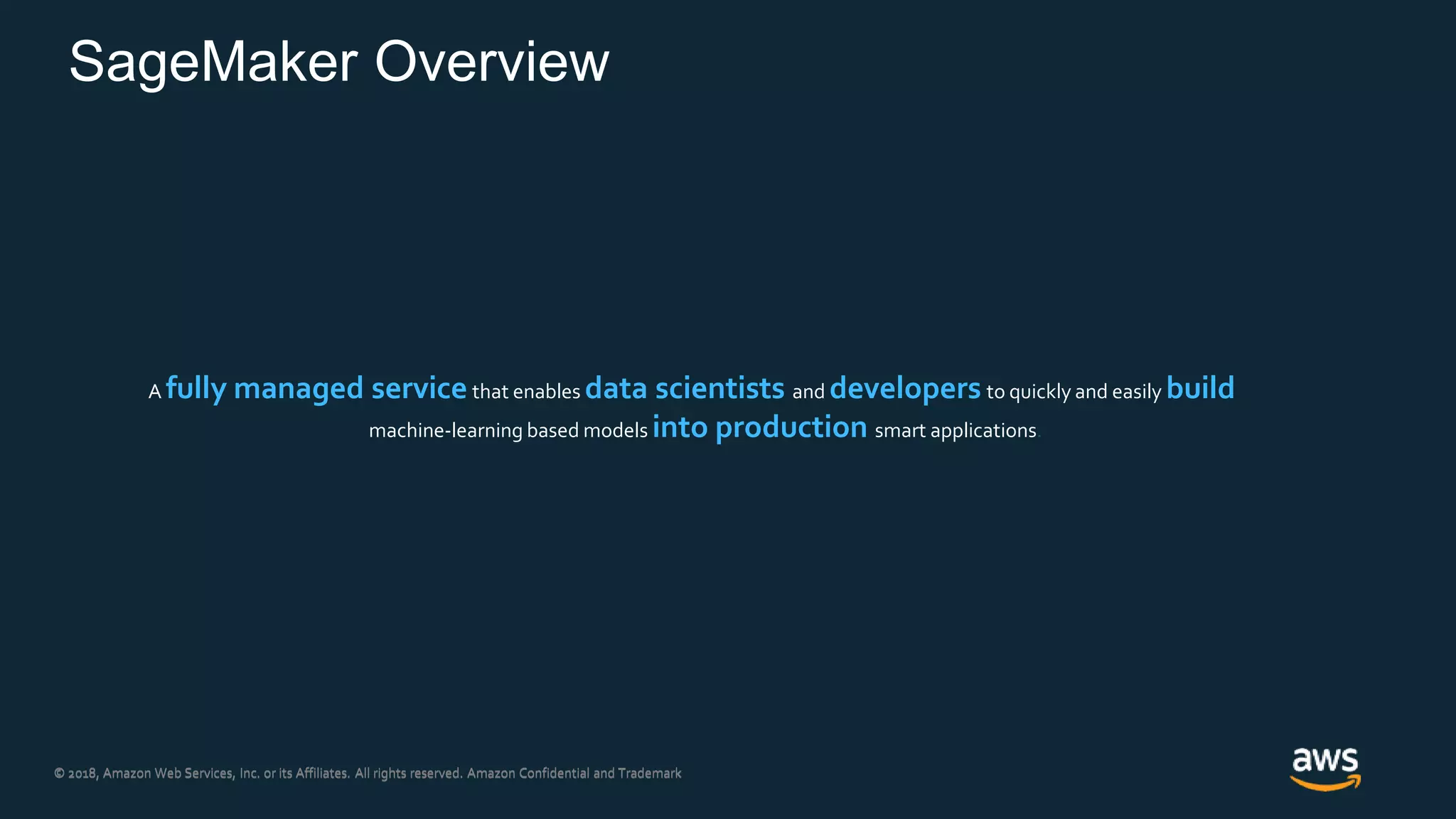 Intro to SageMaker | PPTX