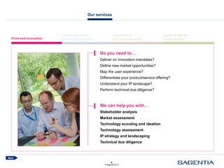Intro to sagentia short | PDF