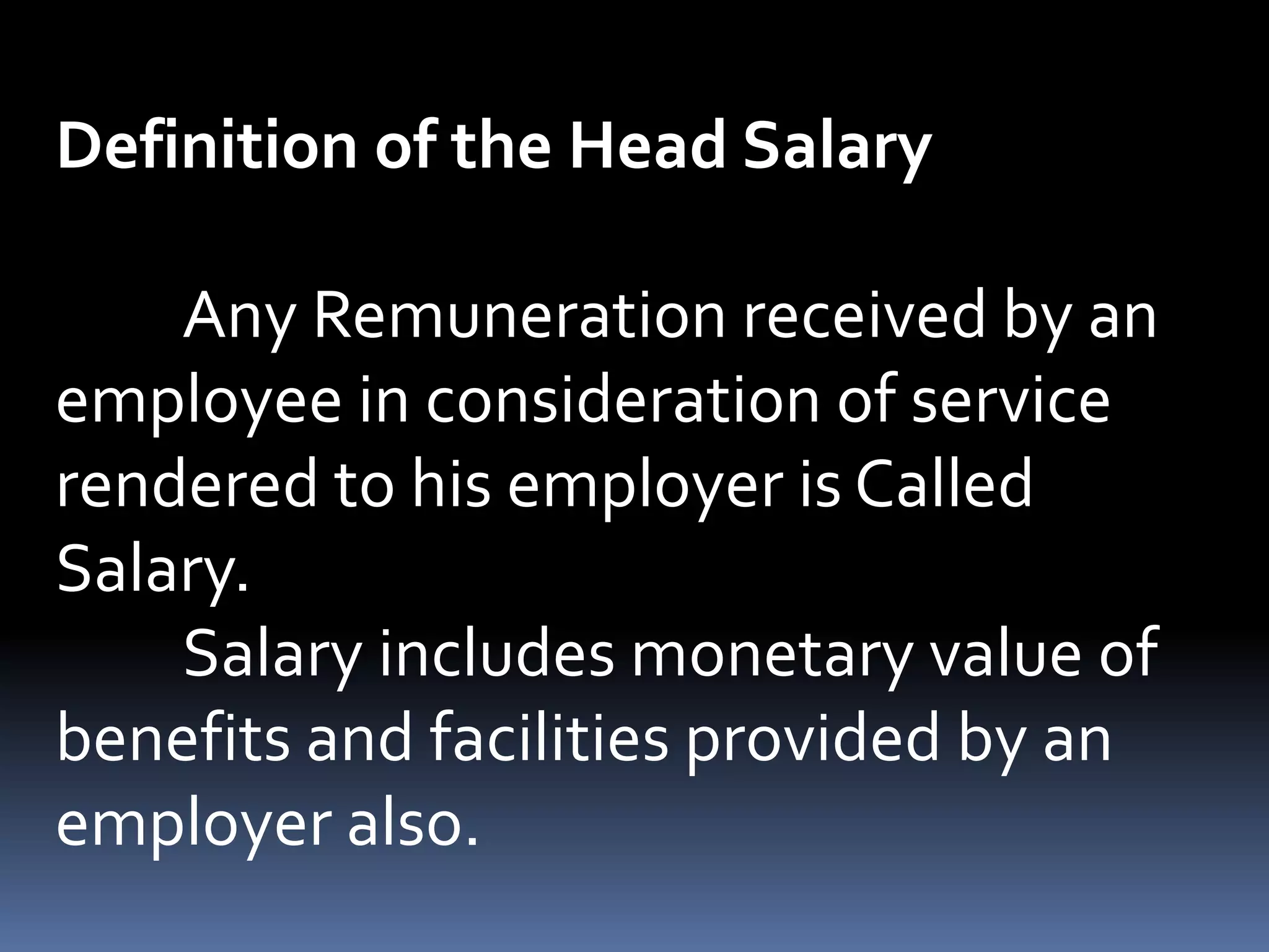 Introduction to salary | PPTX