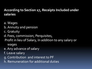 Introduction to salary | PPTX | Personal Taxes | Personal Finance