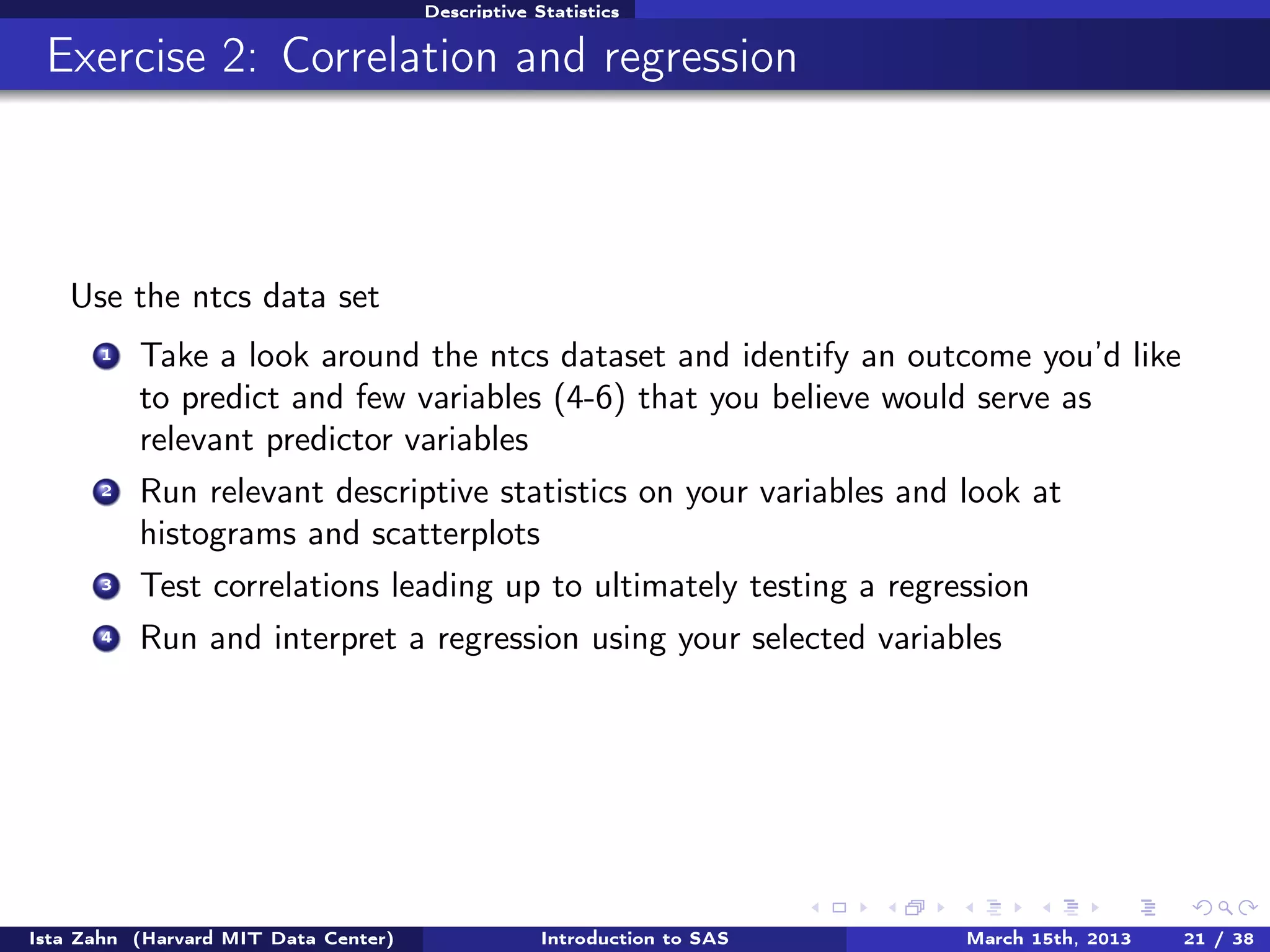 Introduction to SAS | PDF