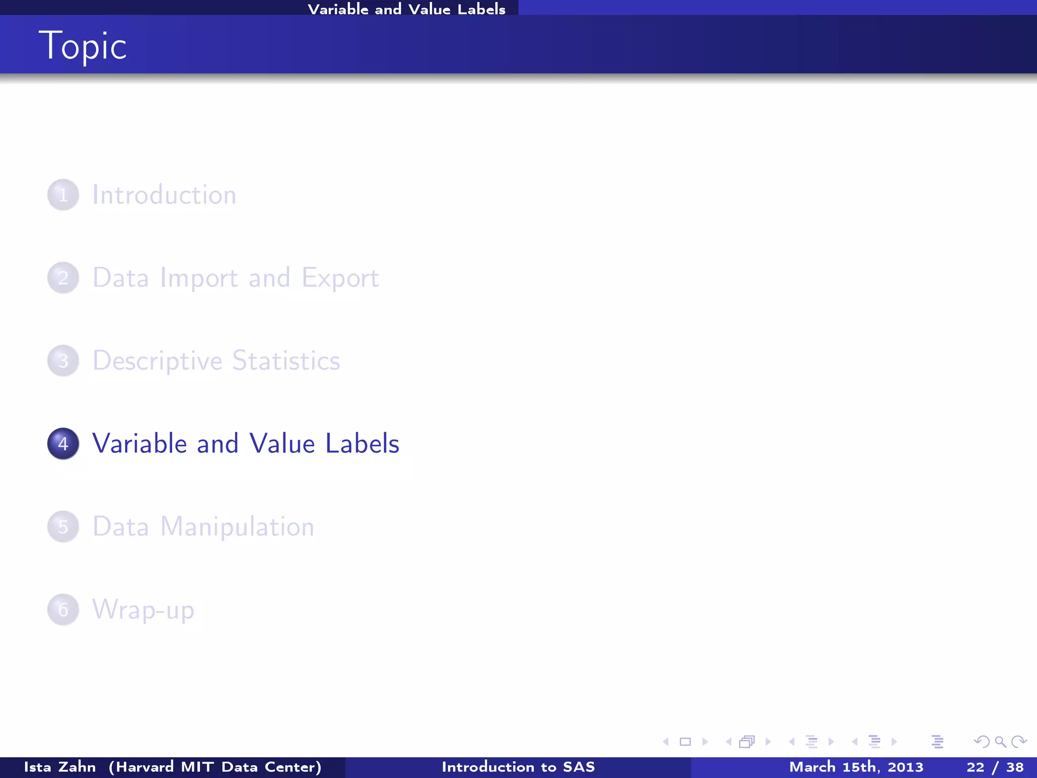 Introduction to SAS | PDF
