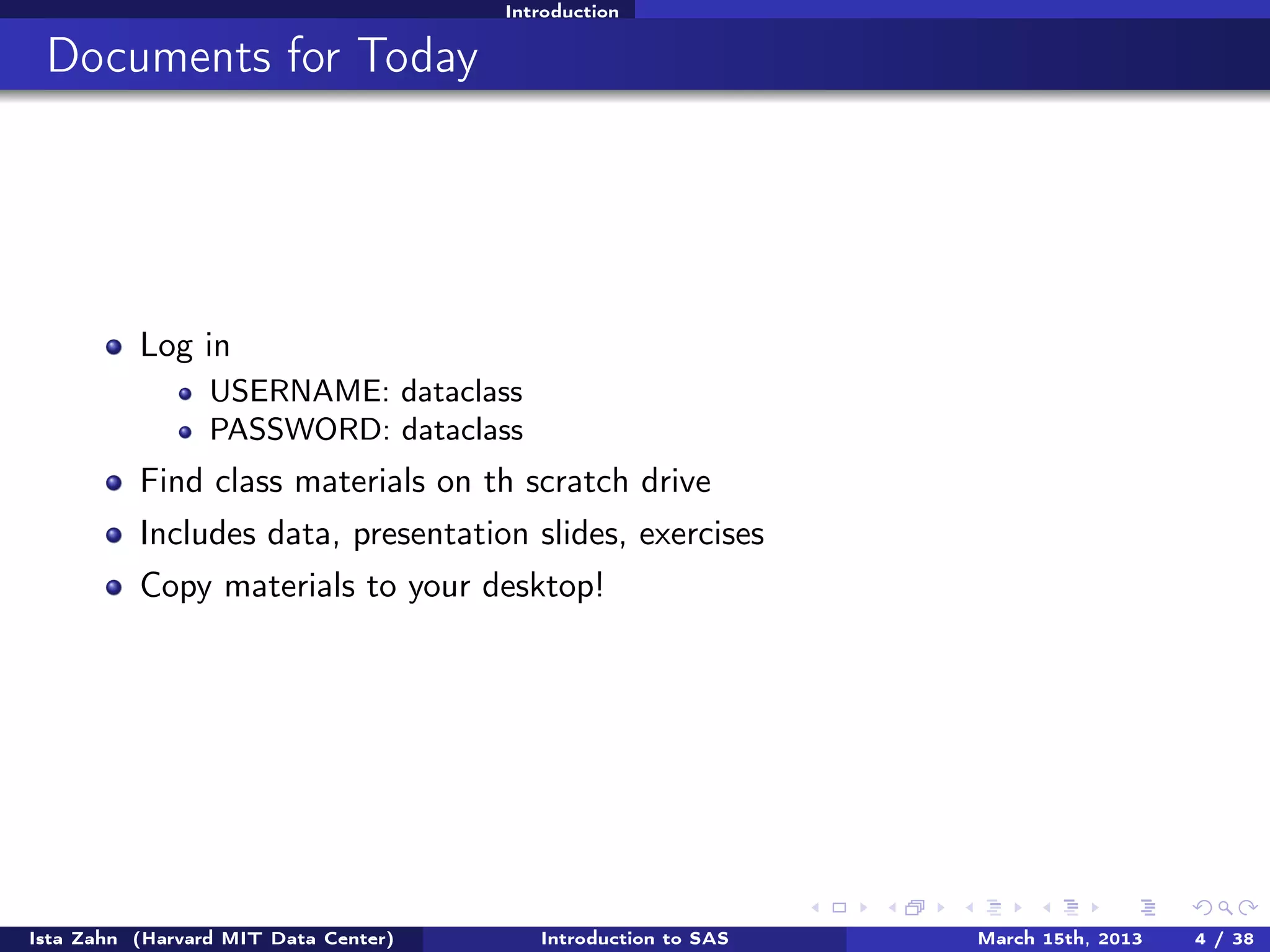 Introduction to SAS | PDF