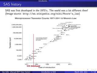 Introduction to SAS | PDF